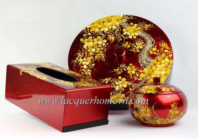 HT9923 Lacquer candy gift set - Ha Thai bamboo lacquer co.,ltd